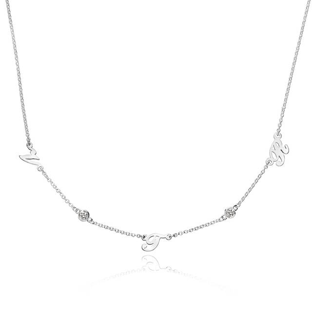 Custom Initial Necklaces - Theo Grace