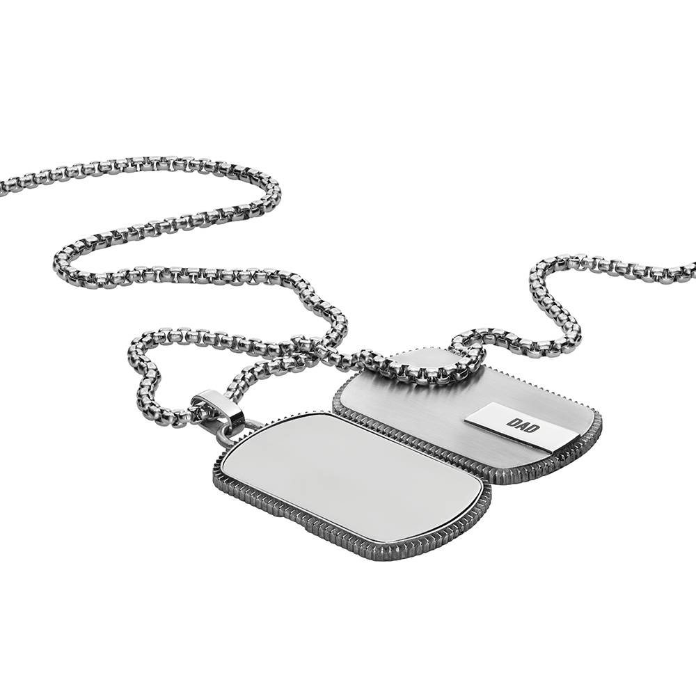 Legacy Bond Photo Locket for Men in Stainless Steel - Theo Grace