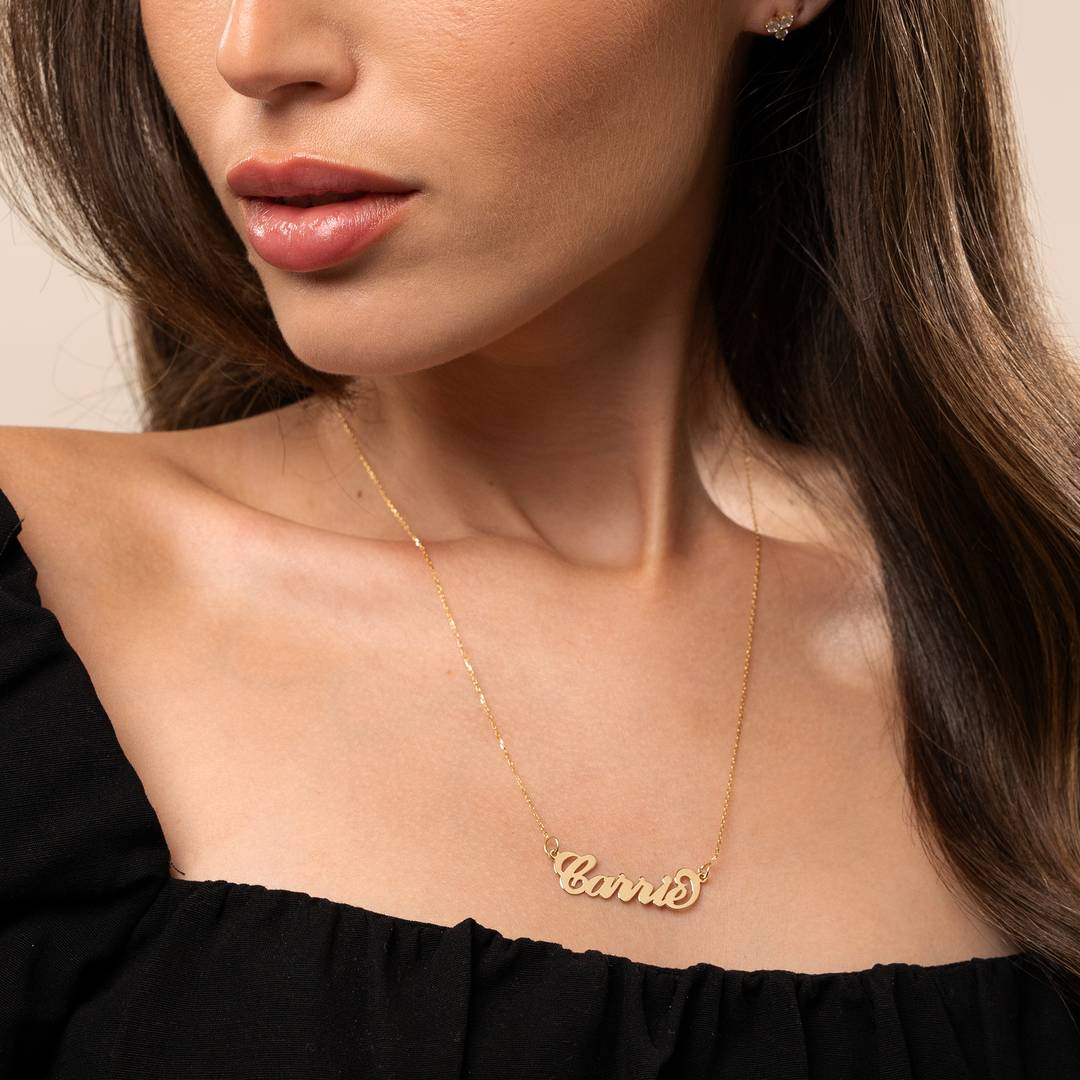 Custom Solid Gold Necklaces - Theo Grace