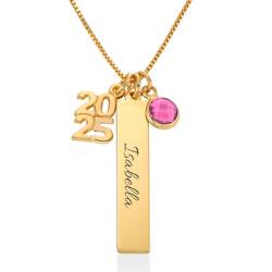 Graduation Charm Necklace in 18K Gold Plating - Theo Grace