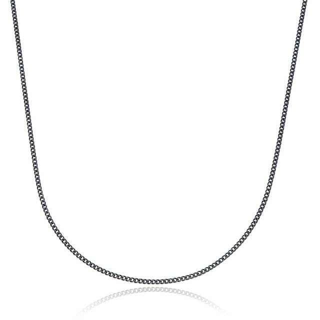 Silver Panzer Chain Oxidized Finish - Theo Grace