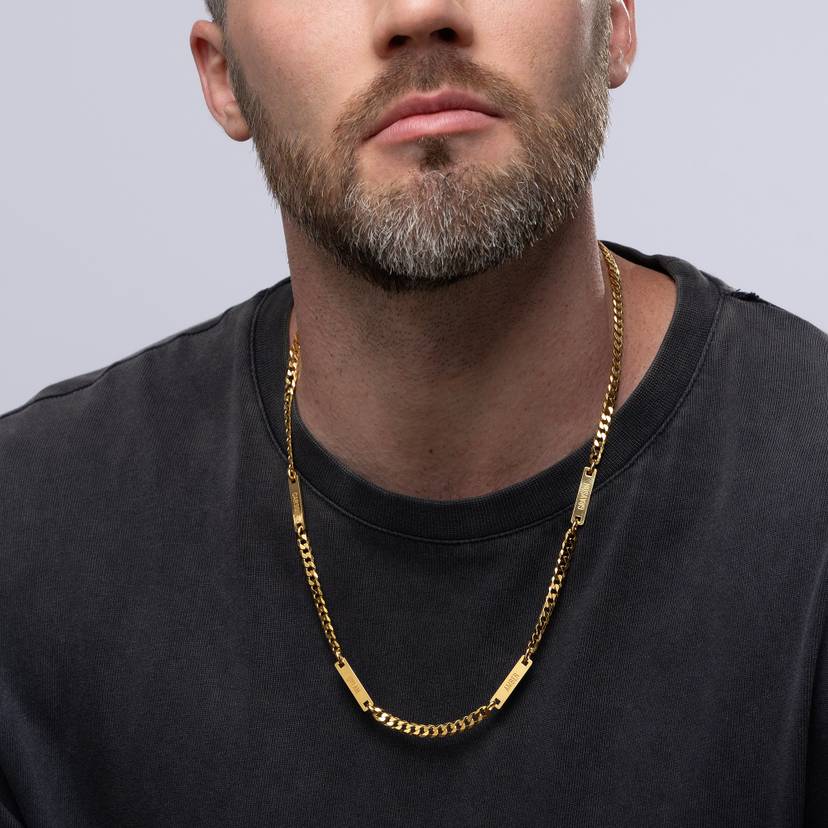 The Cosmos Necklace for Men in Gold Plating - Theo Grace