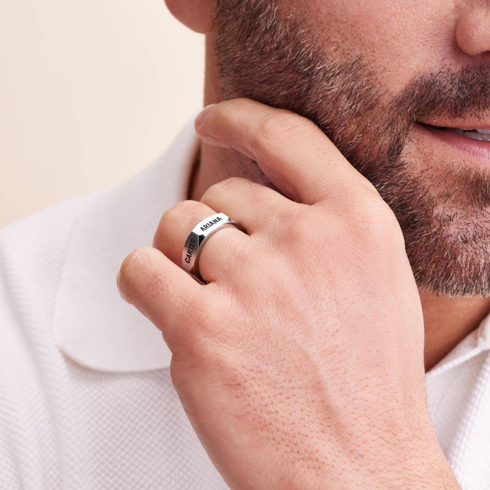 Men's Engraved Rings - Theo Grace
