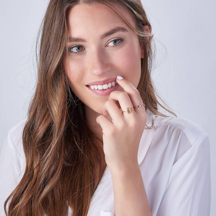 Personalize Your Initial Ring - Theo Grace