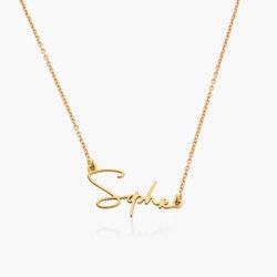 Paris Name Necklace in 18K Gold Vermeil - Theo Grace