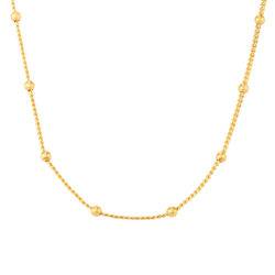 Stackable Bubble Chain in 18K Gold Plating - Theo Grace (Formerly MYKA)