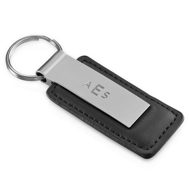 Engraved PU Leather Keychain for Men - Theo Grace (Formerly MYKA)