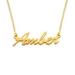 Jennifer Name Necklace in 18K Gold Vermeil - Theo Grace