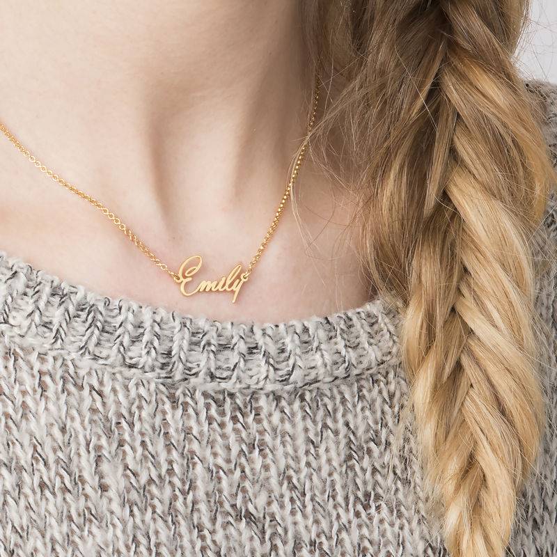 Tiny Name Necklace in 18K Gold Plating - Theo Grace (Formerly MYKA)