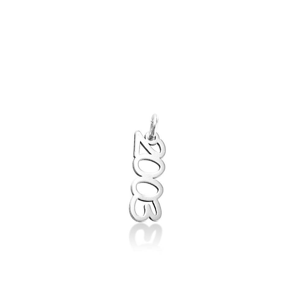 Vertical Name Pendant in Cursive in Sterling Silver - Theo Grace ...
